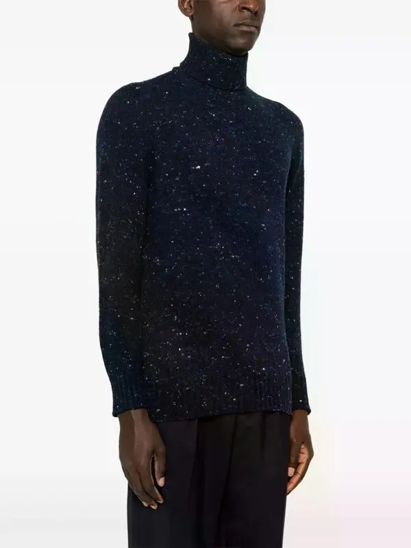 DRUMOHR Speckle-knit Roll Neck Sweater