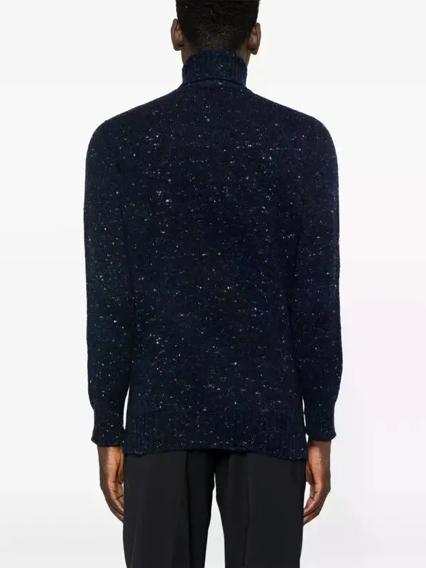 DRUMOHR Speckle-knit Roll Neck Sweater