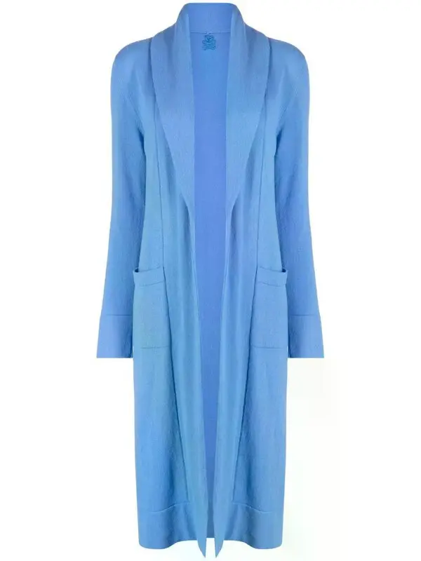 TEDDY CASHMERE Venzia Open-front Cashmere Cardigan - Blue