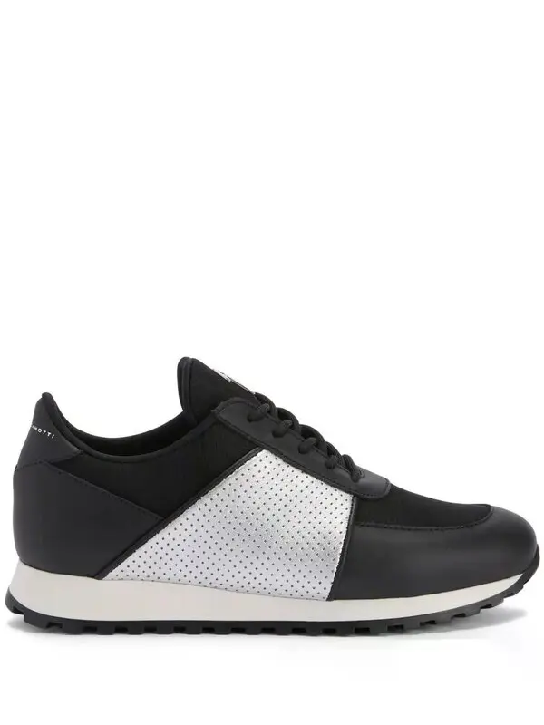 GIUSEPPE ZANOTTI Jimi Running Lace-up Low-top Sneakers - Black