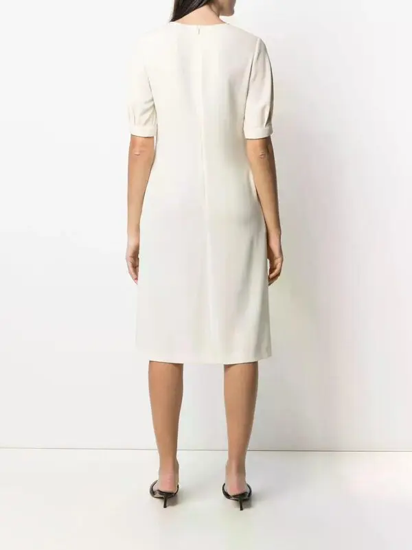 Aspesi Button-embellished Puff Sleeve Dress