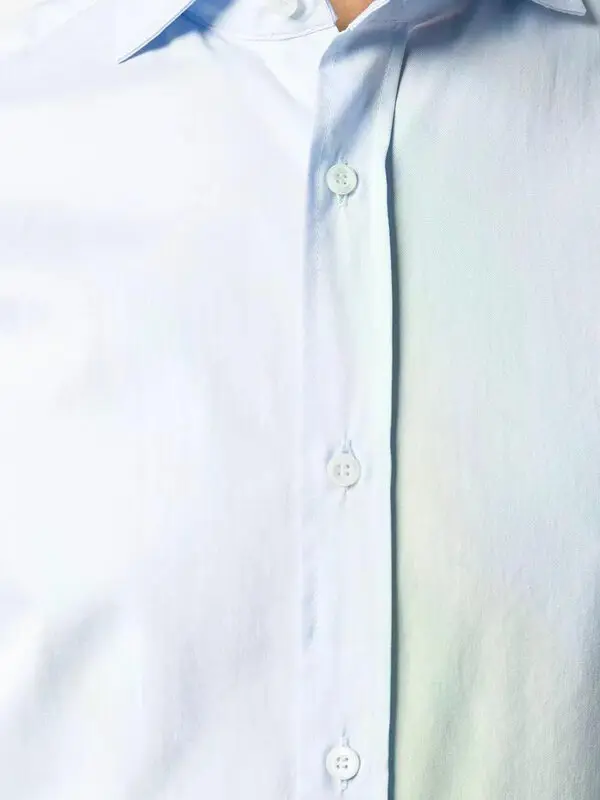 Brunello Cucinelli Spread Collar Shirt - Blue