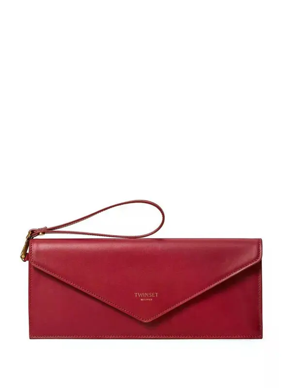 TWINSET Leather Clutch Bag