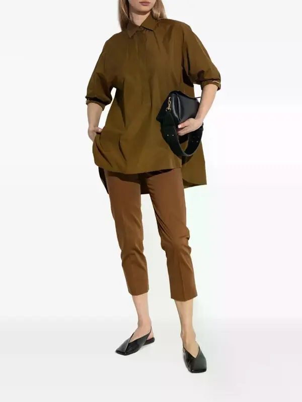 Max Mara Lince Tailored High-waist Cropped Trousers
