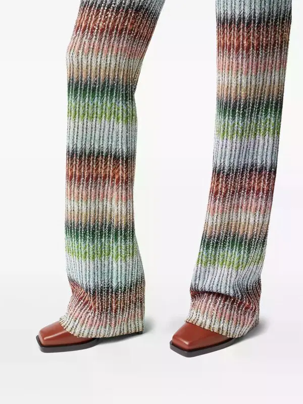 Missoni Zigzag-pattern Straight Trousers