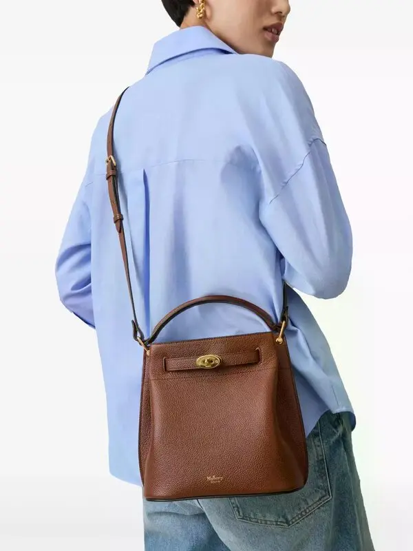 Mulberry Small Islington Leather Bucket Bag - Brown