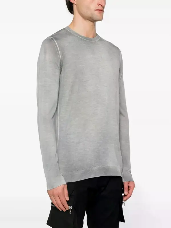 Avant Toi Faded Sweater - Grey