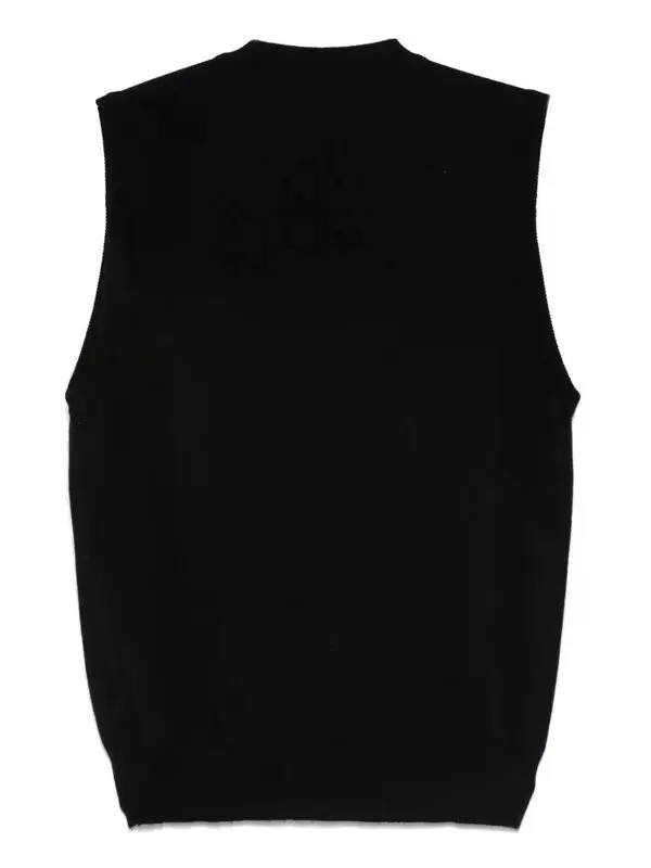 DELL'OGLIO V-neck Cashmere Vest