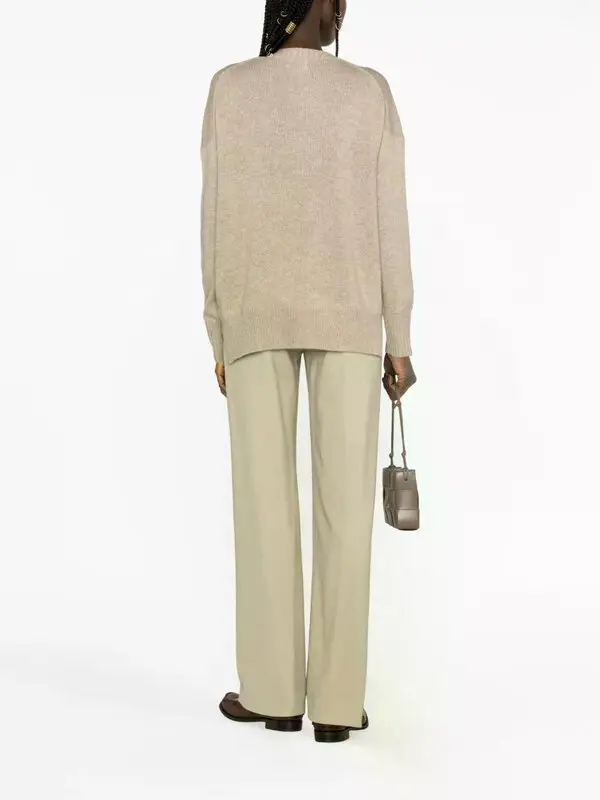 ALLUDE Cashmere Drop-shoulder Jumper