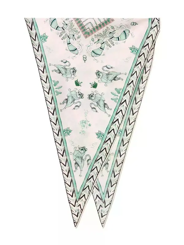 Fabiana Filippi Printed Scarf - Neutrals