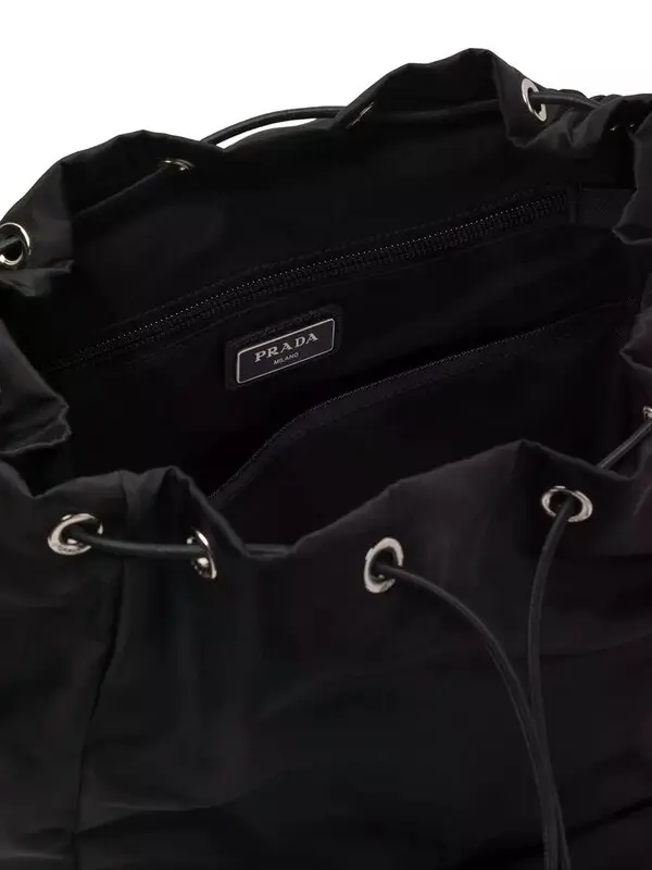 Prada Logo-plaque Multi-pocket Backpack
