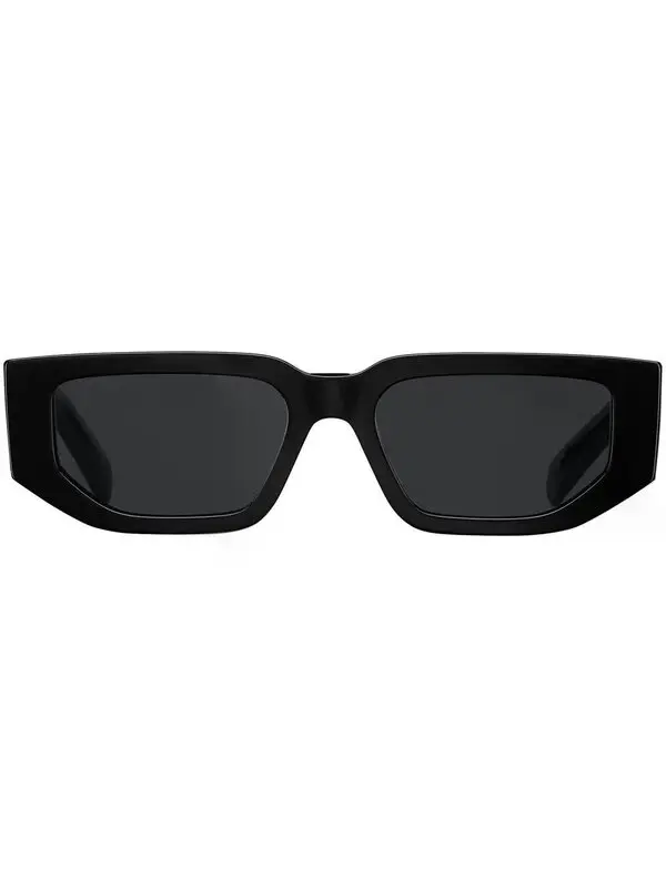 Prada Symbole Rectangle-frame Sunglasses - Black