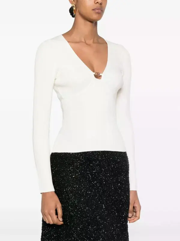 TWINSET Oval T-plaque Top