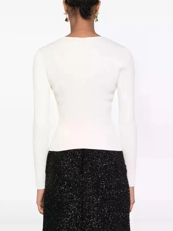 TWINSET Oval T-plaque Top