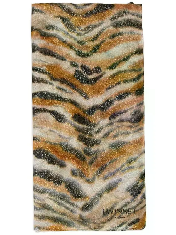 TWINSET Leopard-print Scarf - Neutrals
