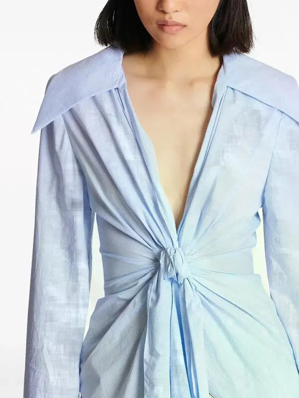 Balmain Gingham Cotton Shirt