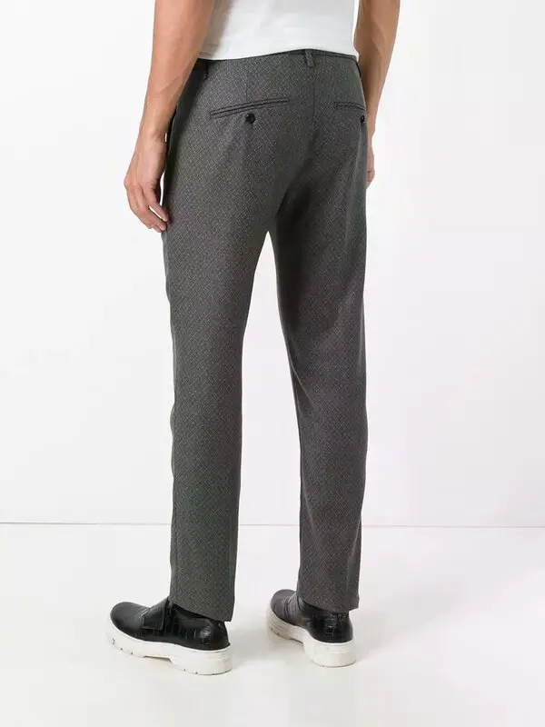 DONDUP Tapered Virgin Wool Trousers