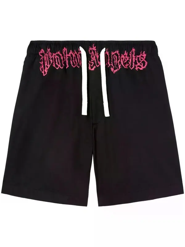 Palm Angels Logo Shorts