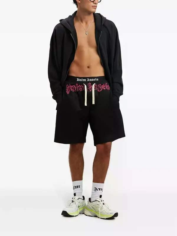 Palm Angels Logo Shorts