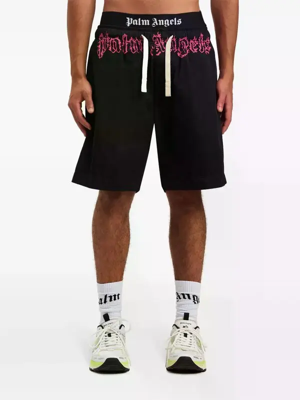 Palm Angels Logo Shorts