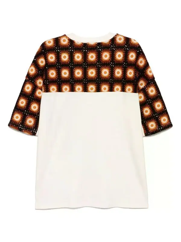 FIVE CM Patchwork T-shirt - Neutrals