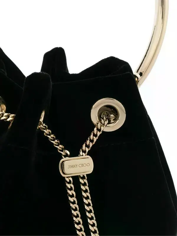 JIMMY CHOO Bon Bon Bucket Bag - Black