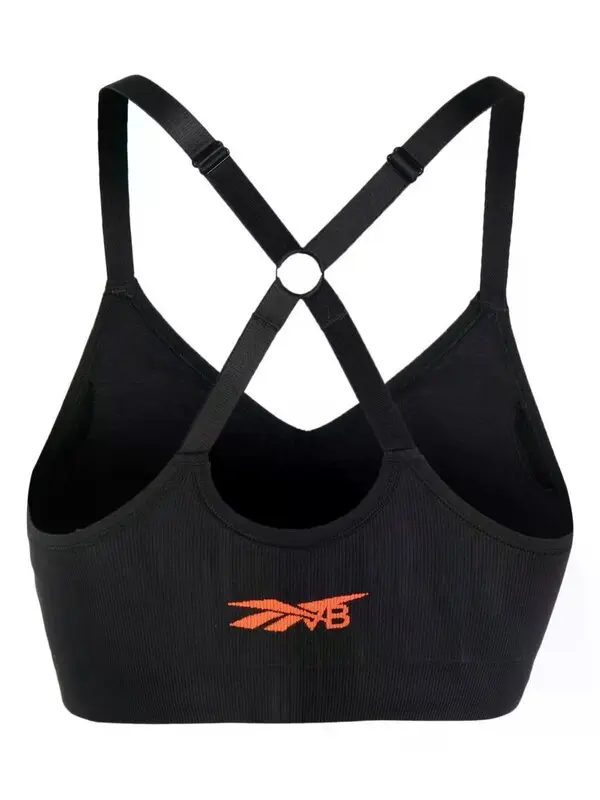 REEBOK Logo-print Workout Bra