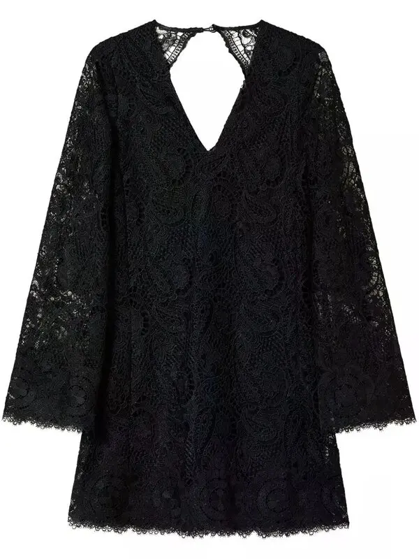 TWINSET Macramé Lace Mini Dress