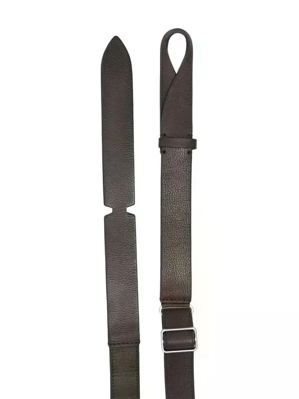 Orciani Grained Leather Belt