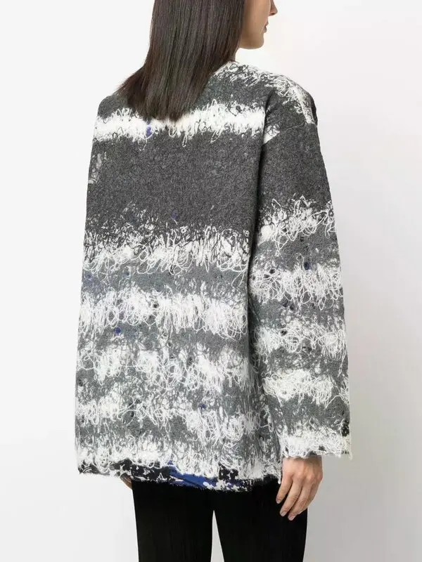 VITELLI Contrasting-stitch Knit Jumper