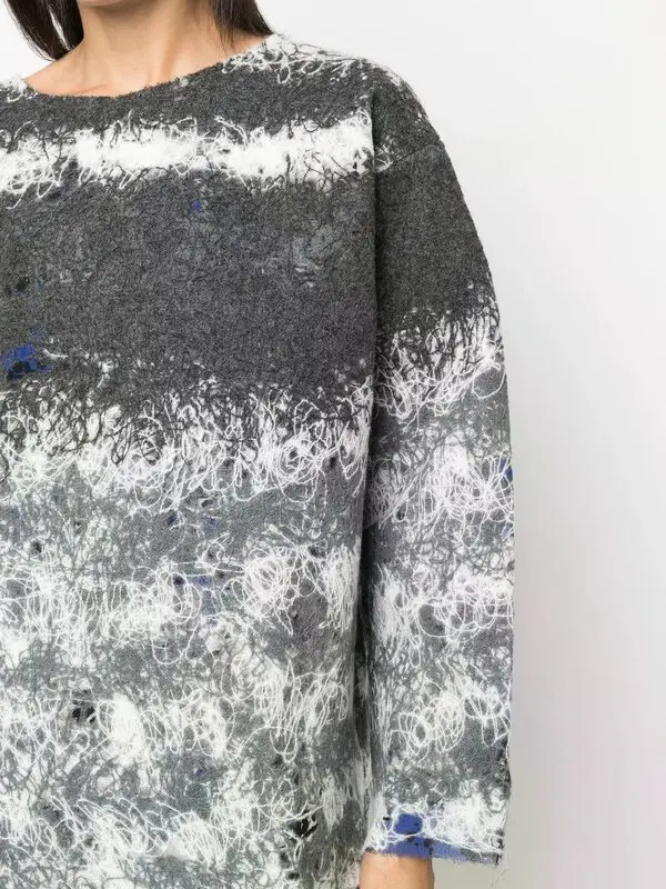 VITELLI Contrasting-stitch Knit Jumper