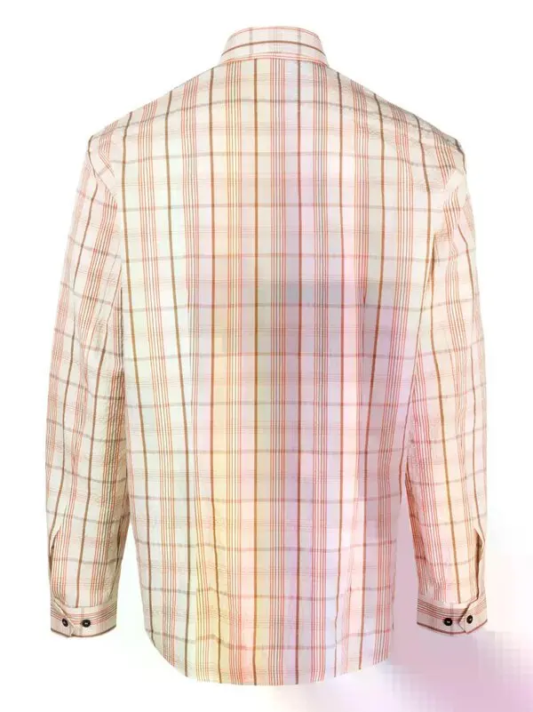 Peserico Check-pattern Long-sleeve Shirt