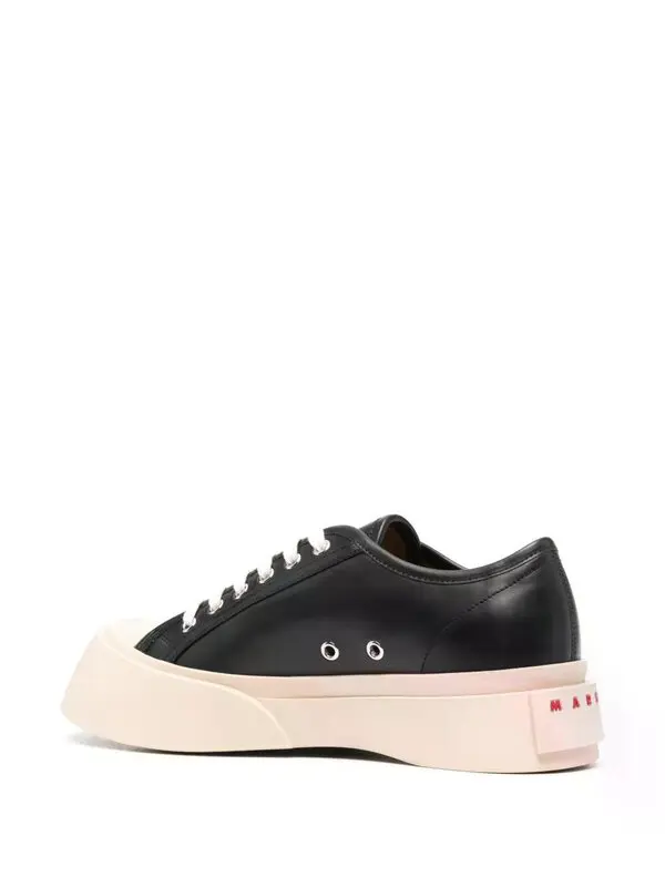 Marni Pablo Leather Sneakers - Black