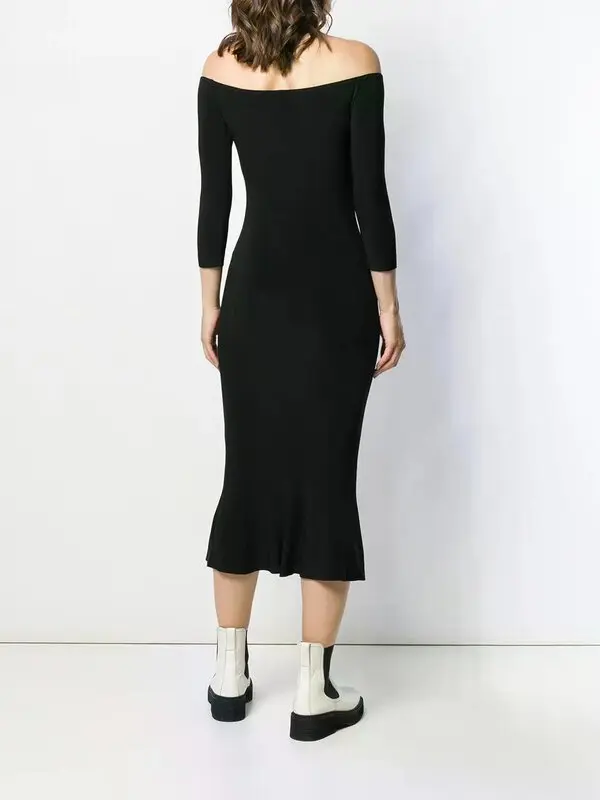 Norma Kamali Off-the-shoulder Fishtail Dress