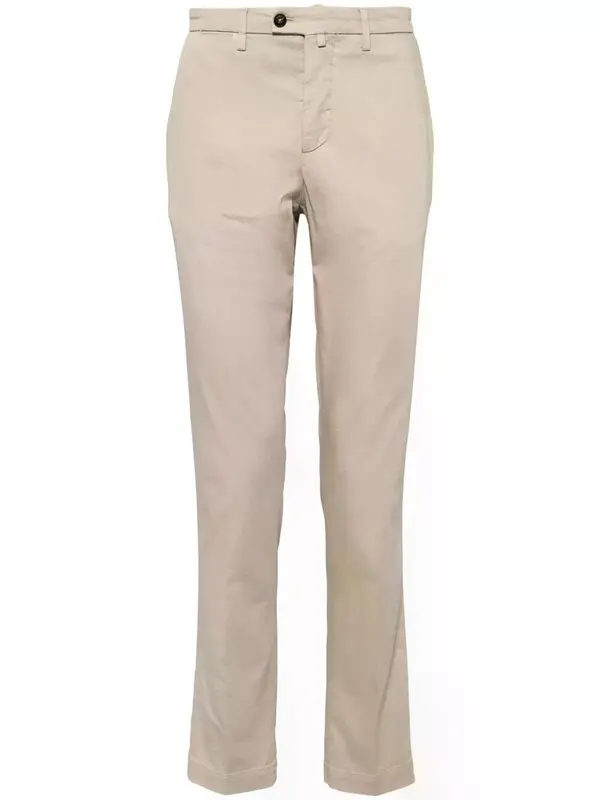 Corneliani Straight-leg Chino Trousers - Neutrals