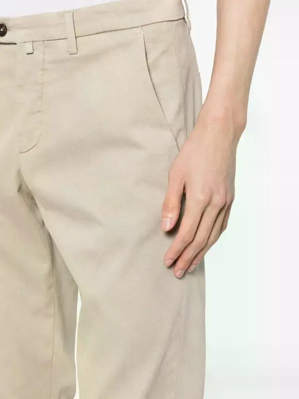 Corneliani Straight-leg Chino Trousers - Neutrals
