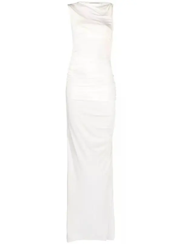 Christopher Esber Gesbine Twist-detail Asymmetric Gown