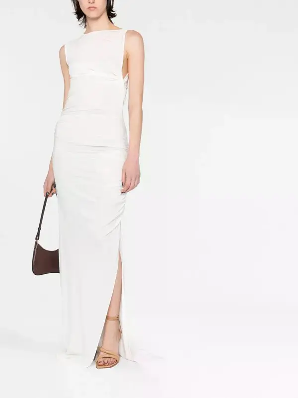 Christopher Esber Gesbine Twist-detail Asymmetric Gown