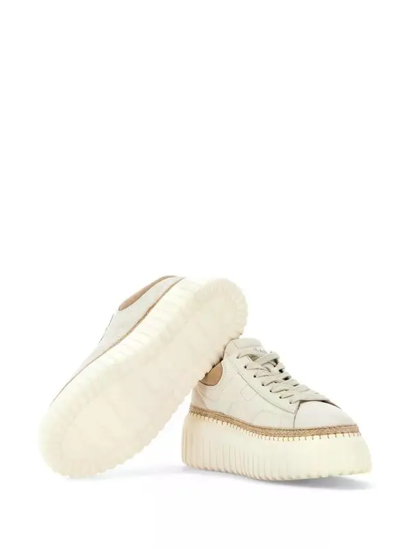 Hogan H-stripes Leather Sneakers