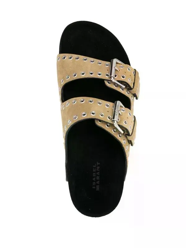 Isabel Marant Étoile Lennyo Eyelet-embellished Sandals