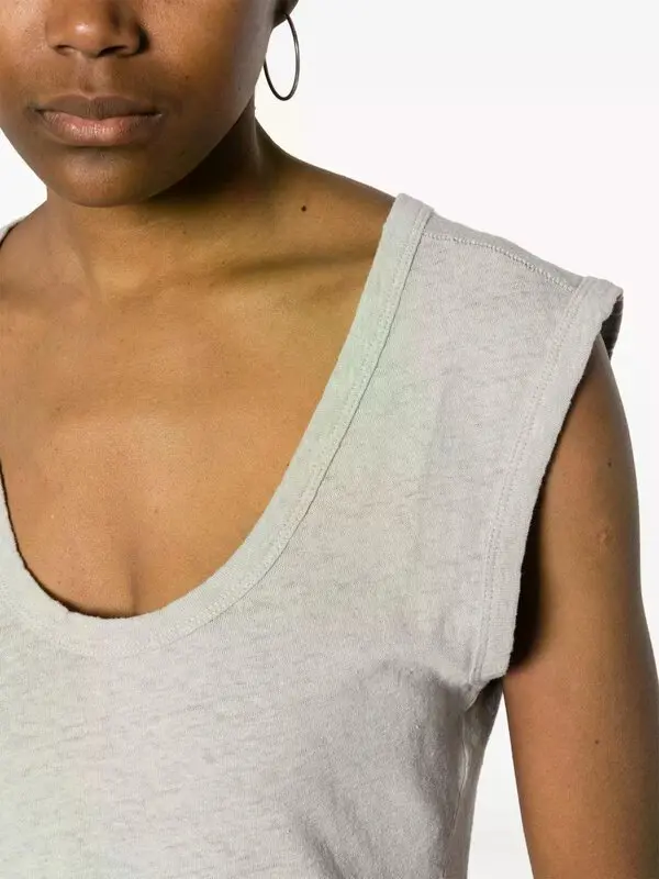THOM KROM Ribbed Mélange Top