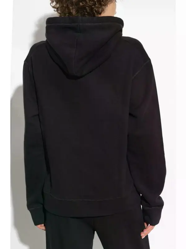Dsquared2 Brushed Finish Hoodie With Embellished Logo