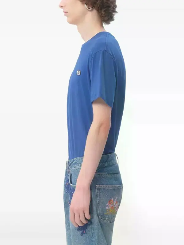 Valentino Garavani Vlogo-patch T-shirt - Blue
