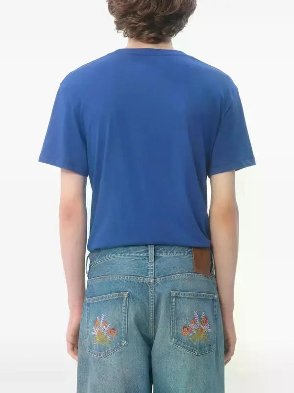 Valentino Garavani Vlogo-patch T-shirt - Blue