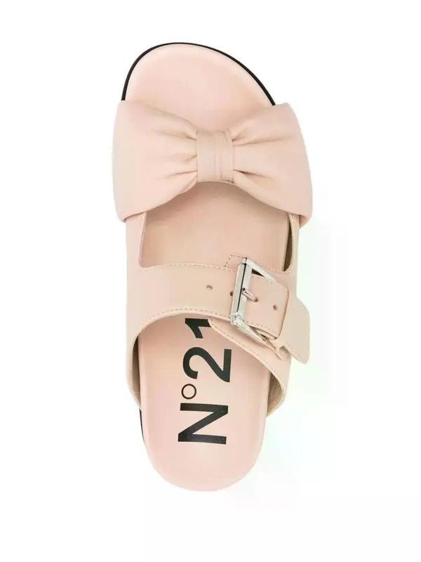 N°21 Bow Detail Strappy Slides