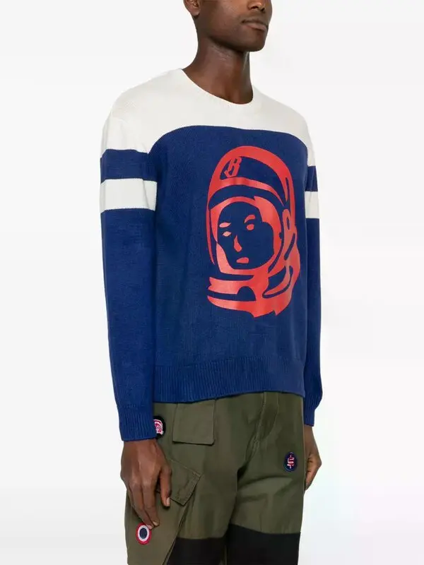BILLIONAIRE BOYS CLUB Astro Print Crew Neck Jumper