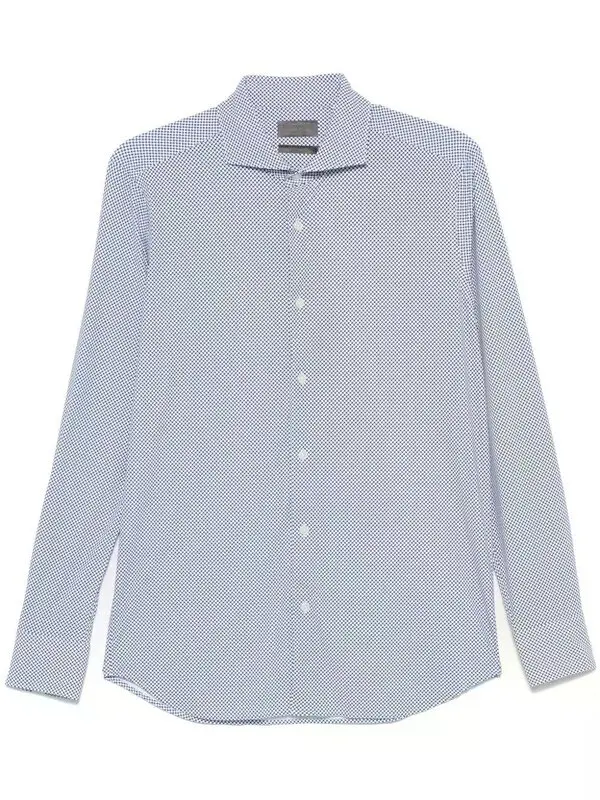 DELL'OGLIO Geometric-print Shirt