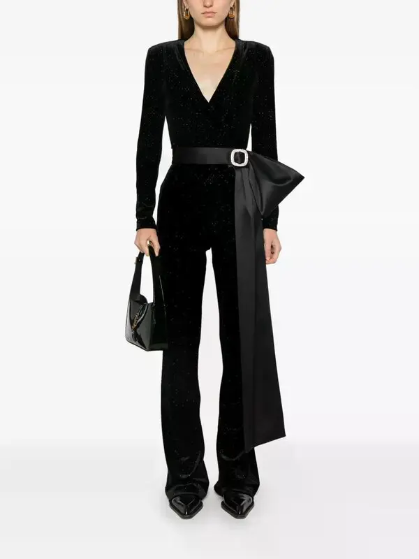 NISSA Glitter-detail Jumpsuit