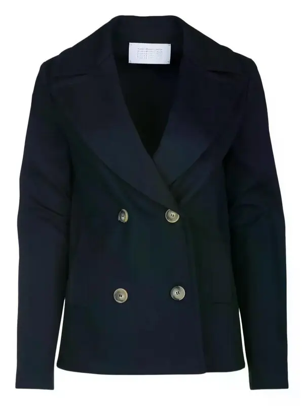 Harris Wharf London Double-breasted Cotton Coat