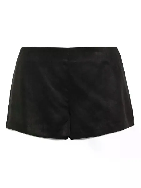 REFORMATION Asymmetric Hem Shorts - Black